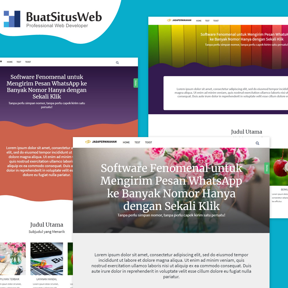Mengatur Desain Komponen Website